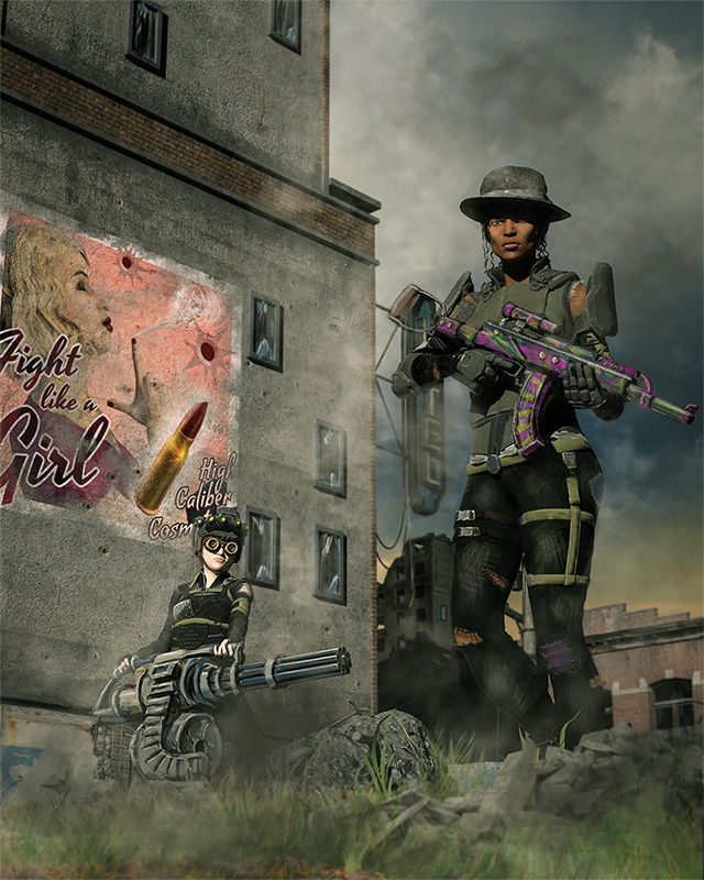 Fight Like a Girl - Irusu - Fallout 4 [Archive of Our Own]